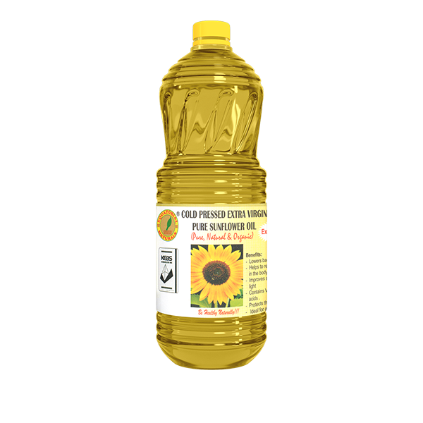 Pure Sunflower Oil 1 litre - Equatorial Naturals